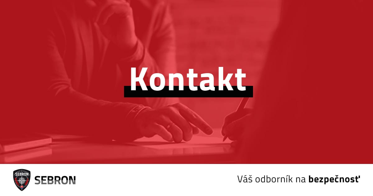 Kontaktujte nás | Sebron - Váš odborník na bezpečnosť